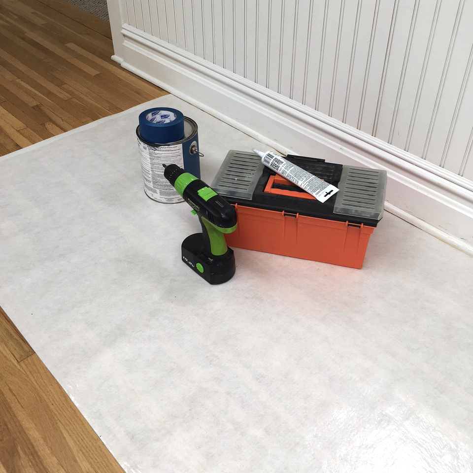 White Floor Runner Multi-Surface Protection during construction by Zip ...